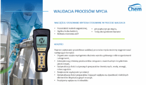 Walidacja procesów mycia i dezynfekcji - InvestaChem